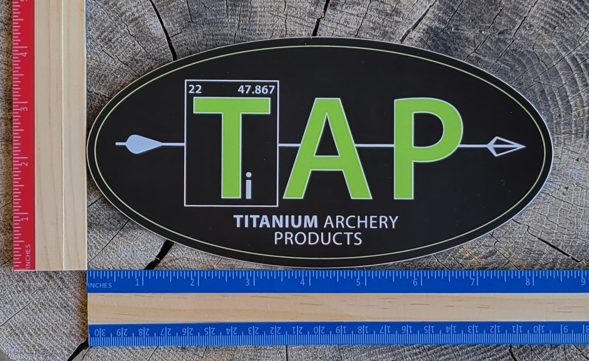 LARGE TAP BUMPER STICKER (ORIGINAL LOGO) - 8.4" x 4.2" – Titanium ...